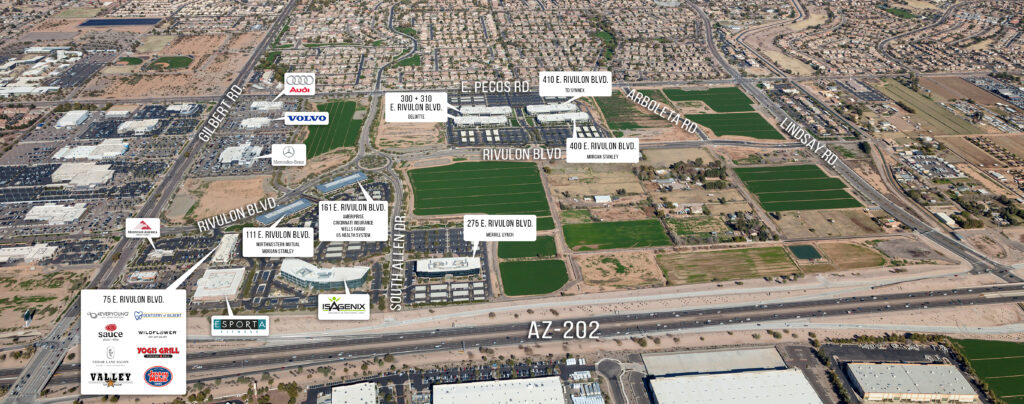 Location | Rivulon - 250 Acre Mixed-Use Development, Gilbert AZ